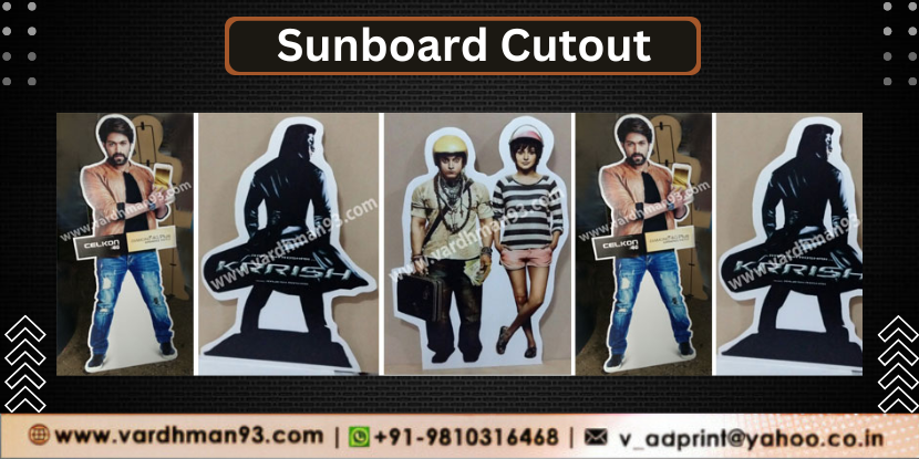 Sunboard Cutout - Custom Standee &amp;amp; Display Printing | Vardhman ...